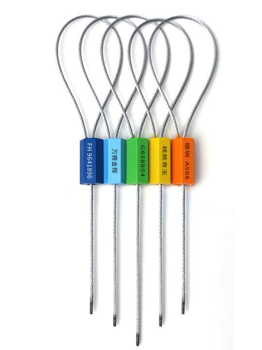 Security Cable Seals 50pcs Self-locking Pull Tight Anti-Tamper Safety ...