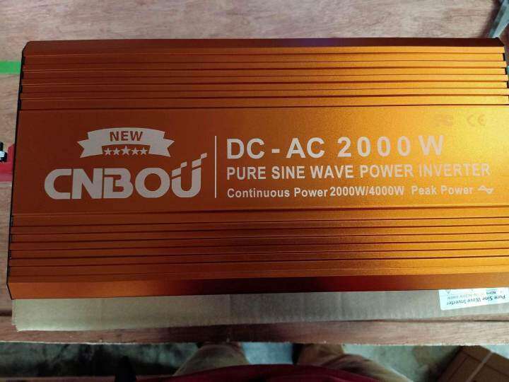 NEW Upgraded CNBOU High Frequency PSW Off Grid Inverter 2Kw 24V | Lazada PH