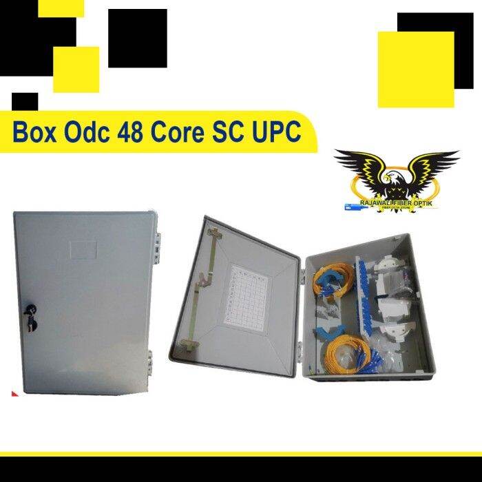 BOX Odc 48 Core Pole SC UPC Lengkap Pigtail Adaptor Upc Protec Sleeve ...