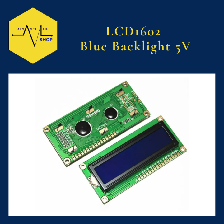 LCD1602 | LCD2004 | Blue Backlight | with I2C | Aidans Lab | Lazada PH