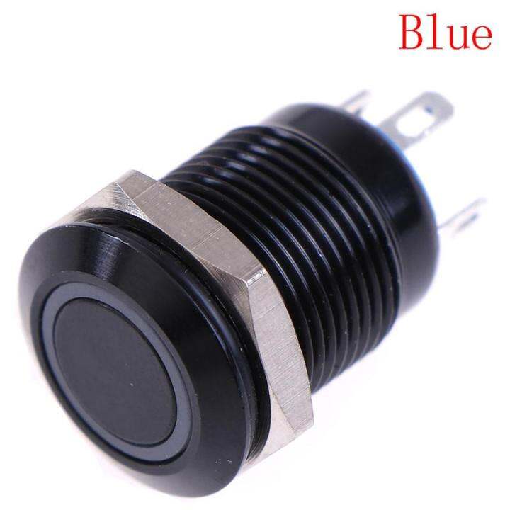 12mm Power Light Metal Push Button Momentary Switch Waterproof Latching ...