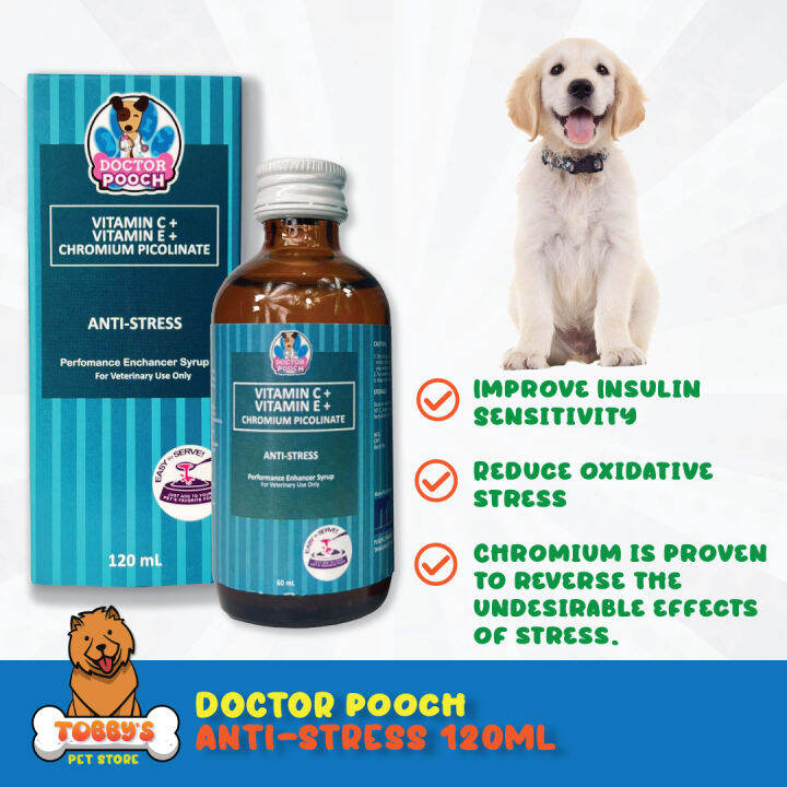 Doctor Pooch Immune System Booster | Vitamins C & E | Anti - stress ...