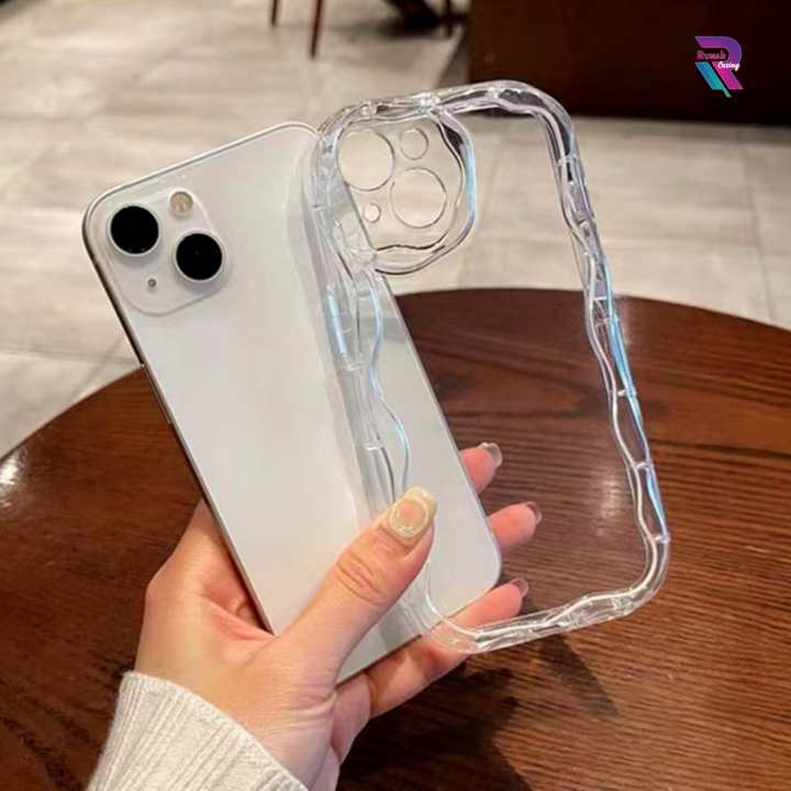 RC Softcase bening melting casing hp kompatibel untuk Iphone 15 PROMAX ...