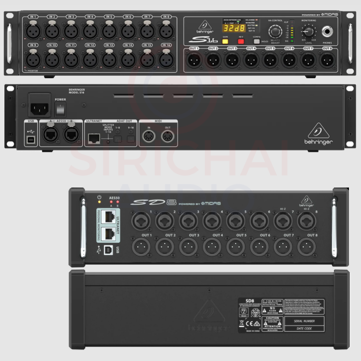 MIDAS Stage Box รุ่น S16 และ SD8 | Lazada.co.th