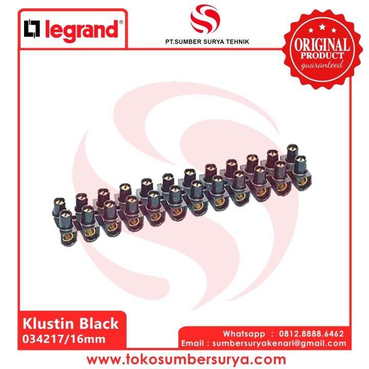 Klustin Legrand Black 034217 / Krustin Legrand Hitam Ukuran 16mm ...