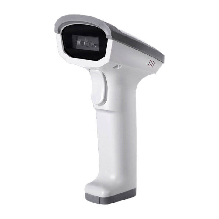 Deli 14882W wireless red scanning gun mobile phone screen Alipay WeChat ...