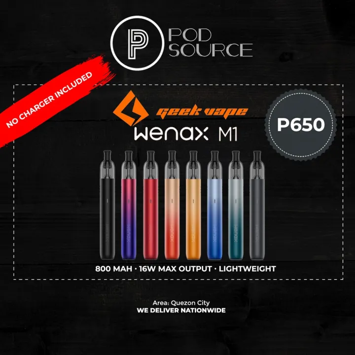 refillable pods AUTHENTIC Geekvape M1 Refillable Pod Kit 800 mAh ...