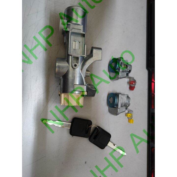 NISSAN NAVARA D40 2005 DOOR KEY IGNITION LOCK SET / KEY LOCK FULL SET ...