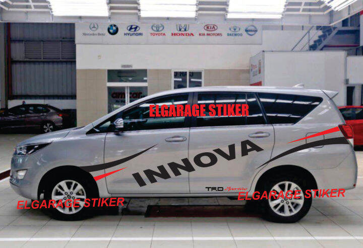 Stiker mobil toyota innova stiker body mobil innova stiker striping ...
