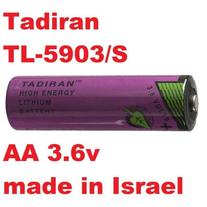 Tadiran TL-5903 size AA Lithium Battery 3.6V - non Rechargeable Tadiran ...