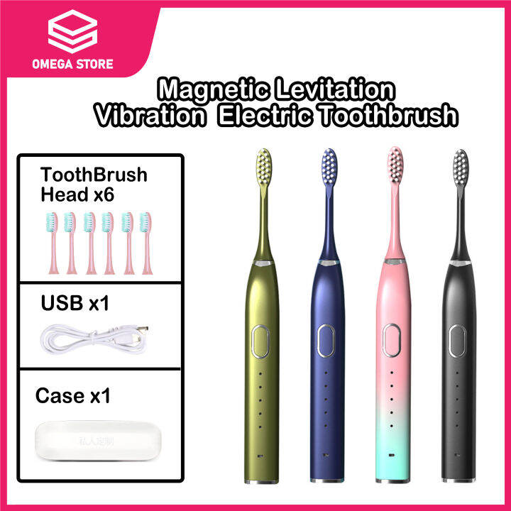 Magnetic Levitation Vibration Electronic Toothbrush Soundwave Automatic ...