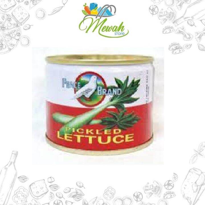 Peace Brand Pickled Lettuce 185g /白鸽牌香菜心 185g | Lazada