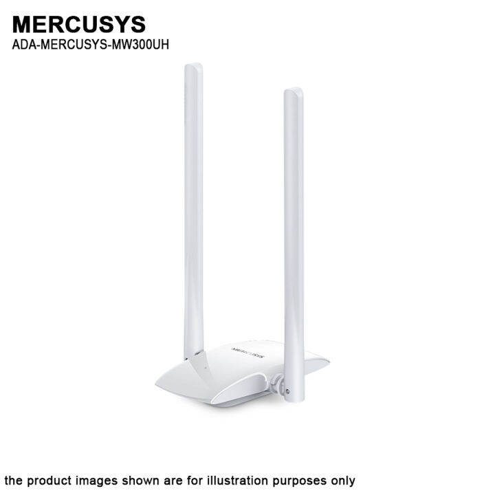 Mercusys MW300UH 2 x 5dBi High Gain 300MBPS USB Wifi Wireless Adapter ...