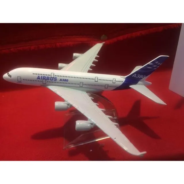F0sDie Cast Metal Airplane ️- Airbus A380 Vintage Die Cast Aircraft for ...