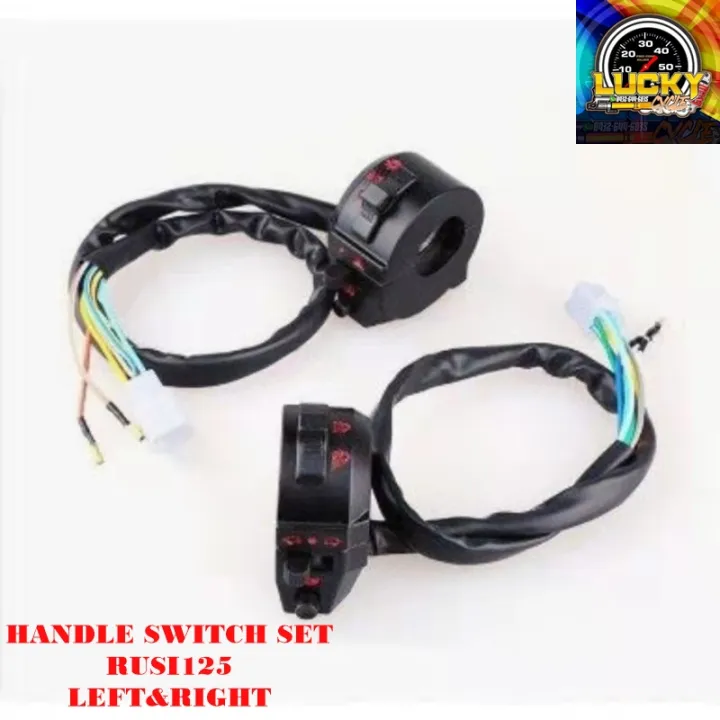 HANDLE SWITCH SET FOR RUSI 150 (LEFT & RIGHT) AND RUSI 125 (LEFT ...
