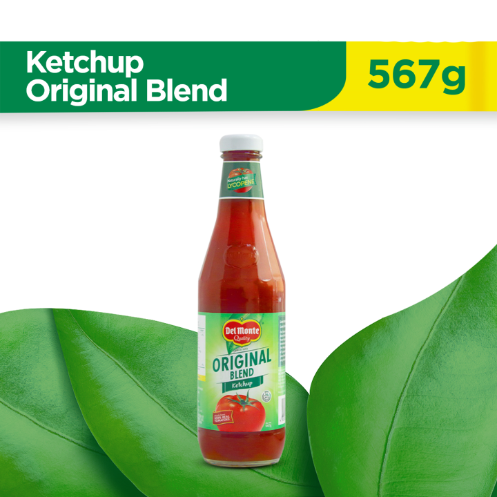 DEL MONTE Original Blend Ketchup with 100% Real Tomatoes - 567g Bottle | Lazada PH