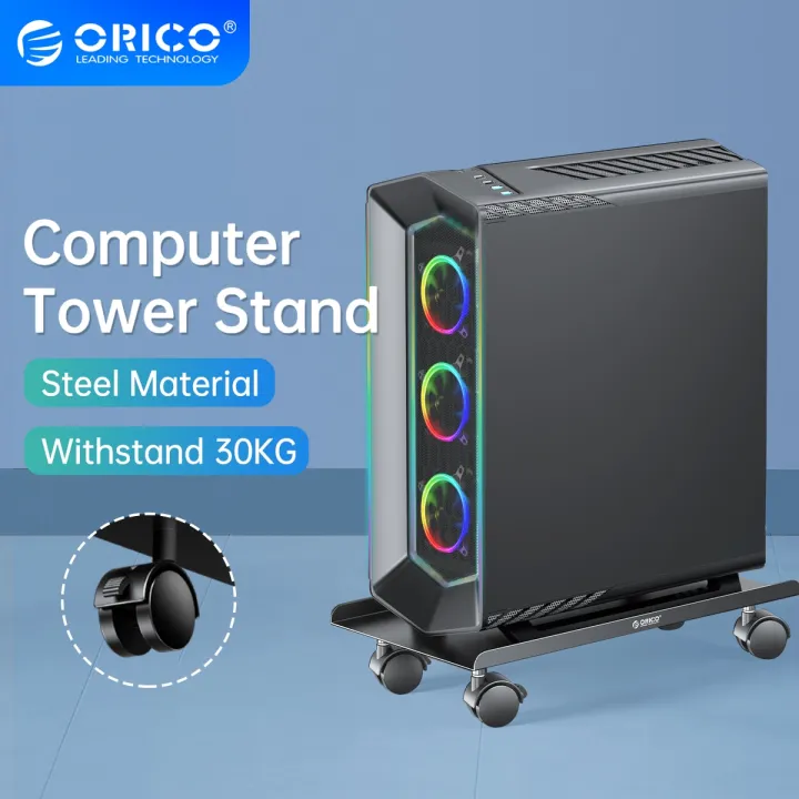 ORICO ABS Computer CPU Stand with Braking Lock Wheels for Computer ...