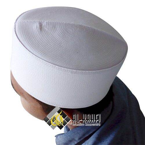 Ukuran No.5 Topi Peci Songkok Kopiah Kopyah Assagofah Haji Dewasa Bukan ...