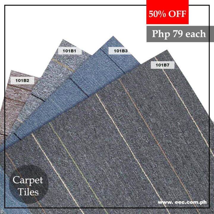 CARPET TILES 50x50 Carpet for living room, bedroom, office flooring ...