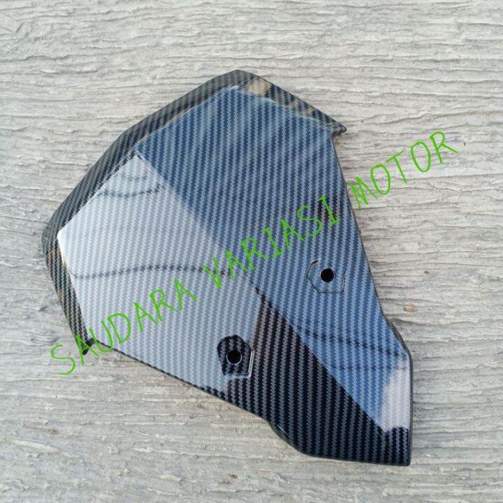 dasi/panel/tameng depan dudukan plat nomor carbon zoro vario 125 led ...