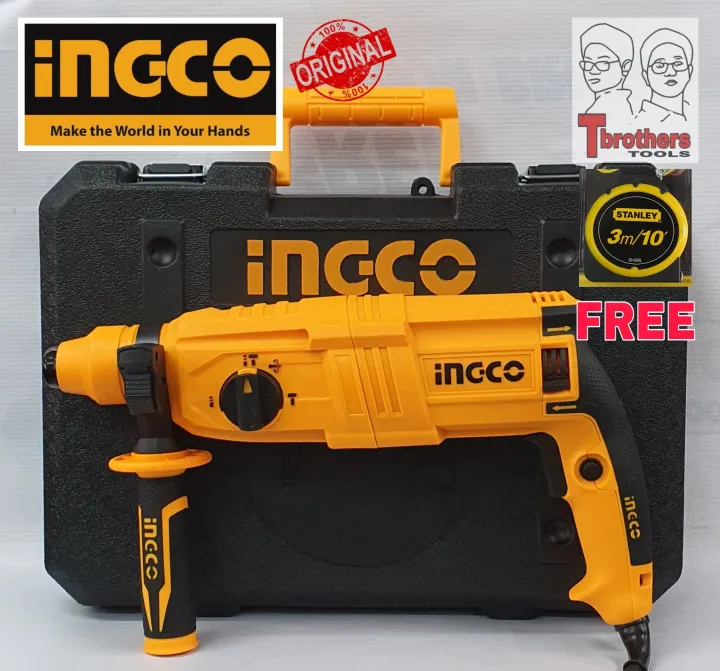 INGCO RGH9028 ROTARY HAMMER DRILL.WITH FREE STANLEY TAPE MEASURE | Lazada PH