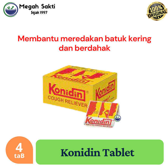 Konidin Strip 4's - Obat Batuk Kering dan Berdahak | Lazada Indonesia