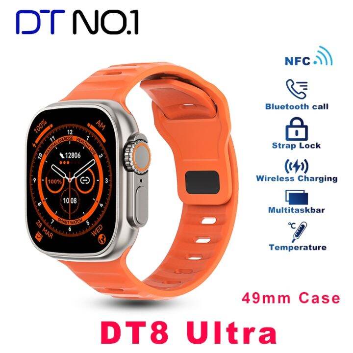 DT8 Ultra 49Mm Smart Watch Bluetooth Call Strap Lock Series 8 Case 2.0 Inch HD Screen DTNO.1 ...