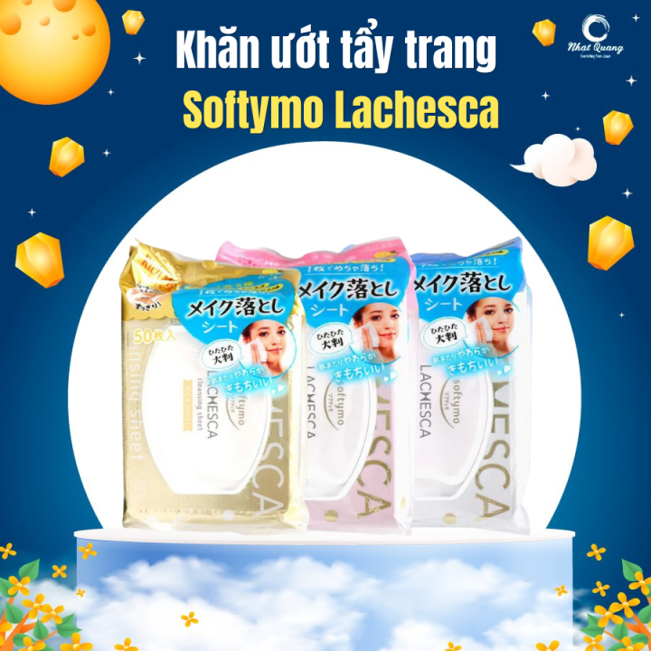Khăn ướt tẩy trang Softymo Lachesca | Lazada.vn
