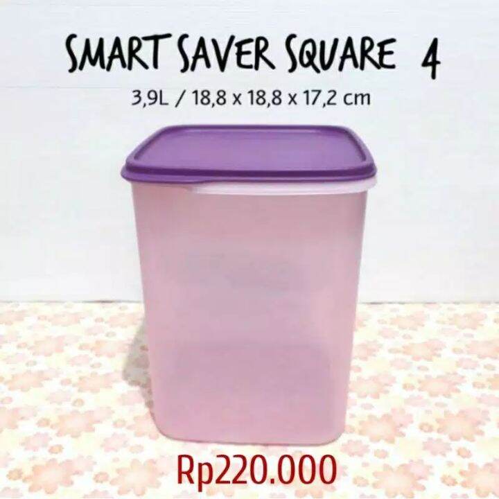 Tupperware toples kotak besar uk 3.9L | Lazada Indonesia