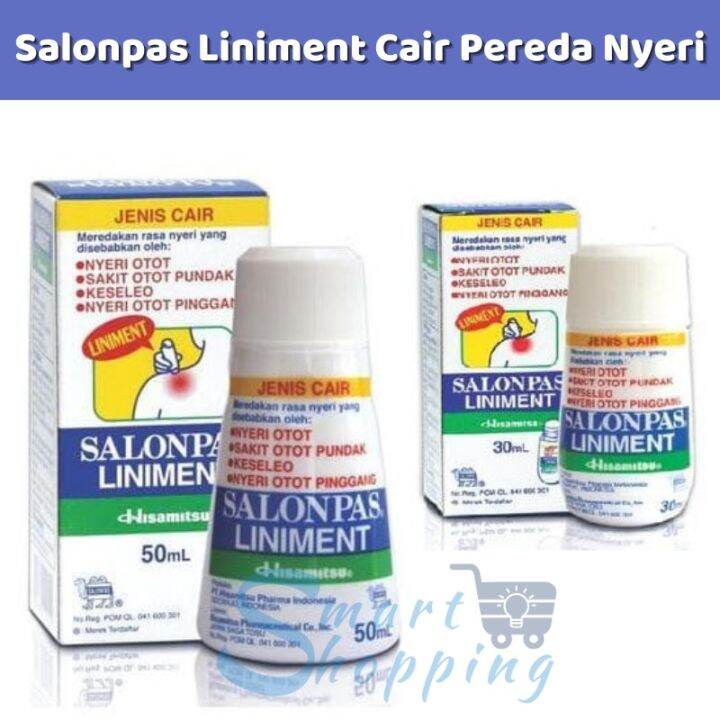 SALONPAS LINIMENT CAIR 50 ML / KRIM PEREDA NYERI | Lazada Indonesia
