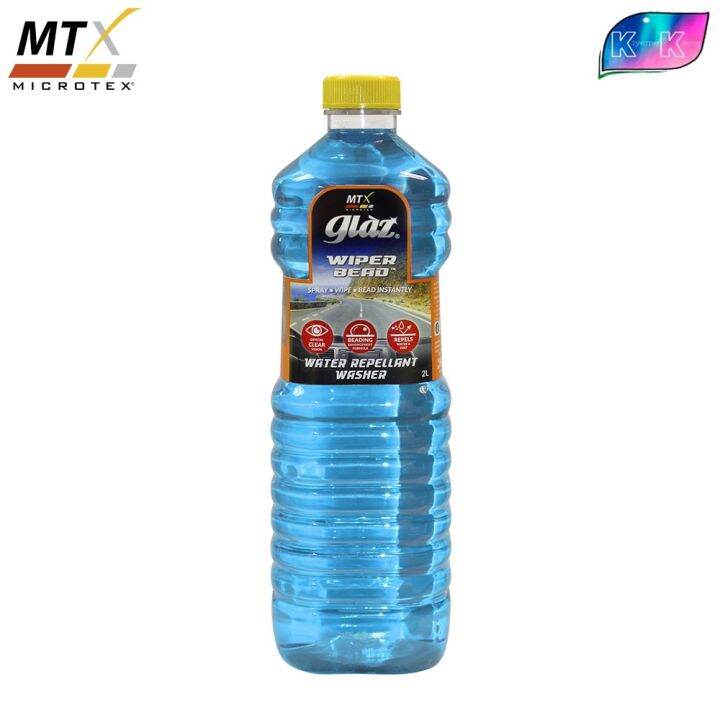 Microtex Glaz Wiper Bead 2000ml (Water Repellant Washer MTX Car Care ...