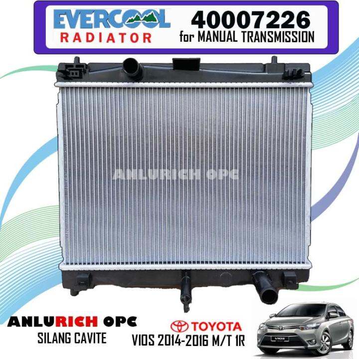EVERCOOL RADIATOR ASSEMBLY FOR TOYOTA VIOS 2014-2016 MANUAL ...