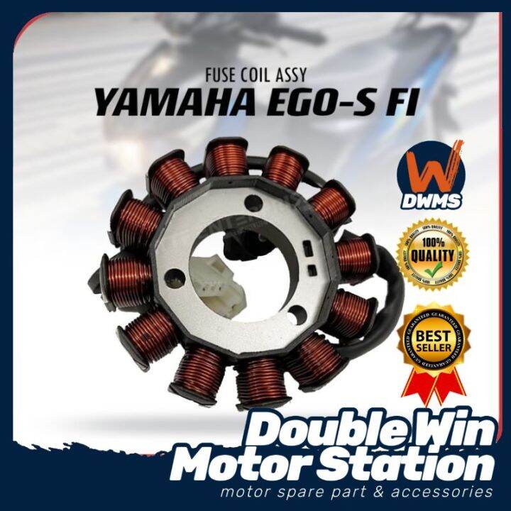 YAMAHA EGO-S FI FUSE COIL ASSY MAGNET COIL FIELD COIL ASSY | Lazada