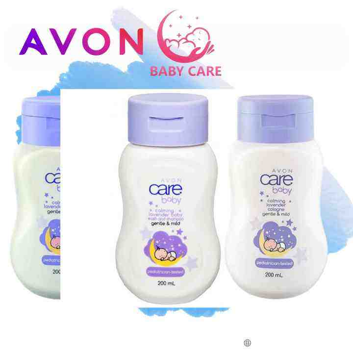 Avon baby Calming lavender Cologne, Wash & shampoo 200ml , Lotion ...