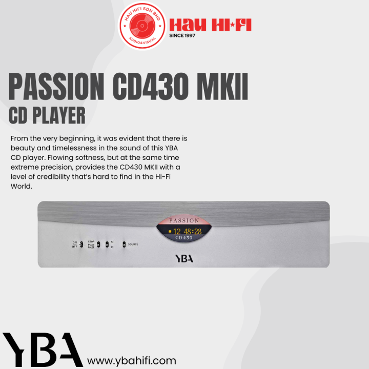 YBA Passion CD430 MKII CD Player | Lazada