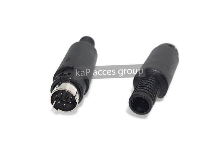 MINI DIN 8 PIN Plug Male / Female JACK PLC Mitsubishi FX Series IAI ...