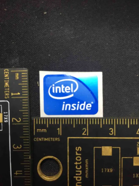 Sticker stiker logo intel inside celeron 1st gen | Lazada Indonesia