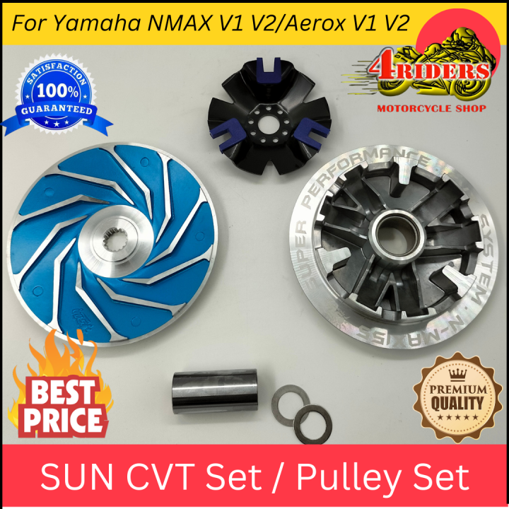 SUN CVT Set Pulley Set Nmax V1 V2/Aerox V1 V2 | Lazada PH