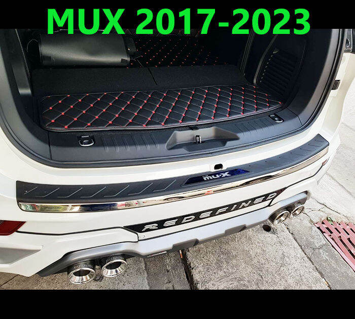 (ส่งฟรี) กันรอยท้าย MUX 2017 2018 2019 2020 2021 2022 (โลโก้แดง) | Lazada.co.th