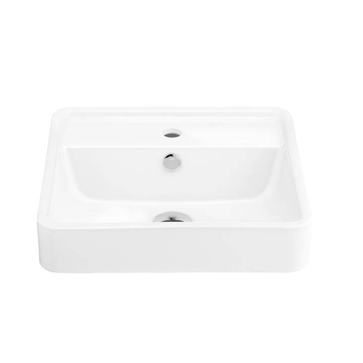 COTTO จีโอ สแควร์ อ่างล้างหน้าชนิดวางบนเคาน์เตอร์ C00381 MWH | Lazada.co.th