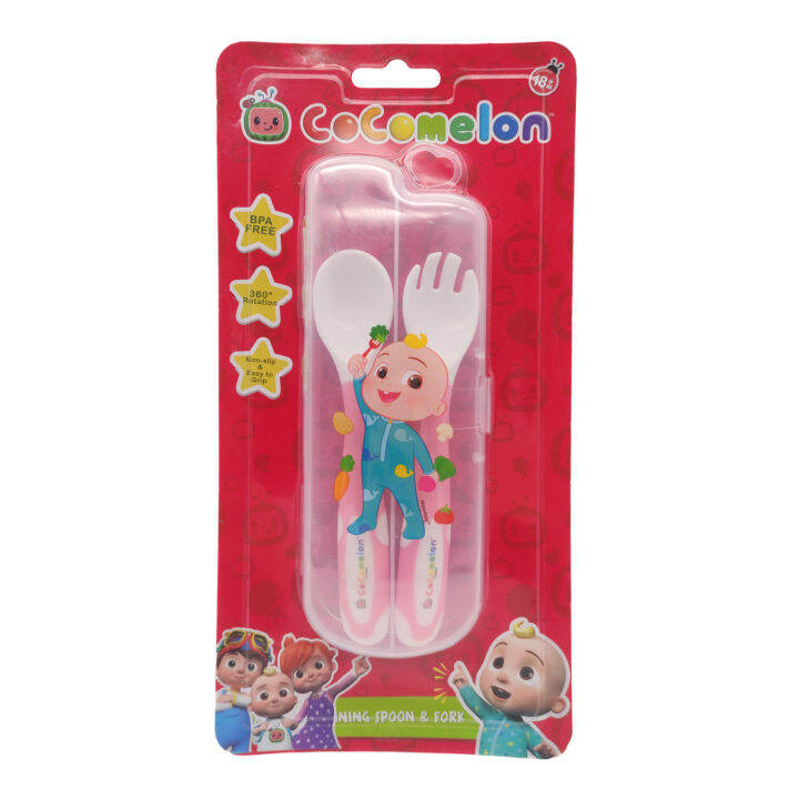 CoComelon Bendable Training Spoon and Fork | Lazada PH