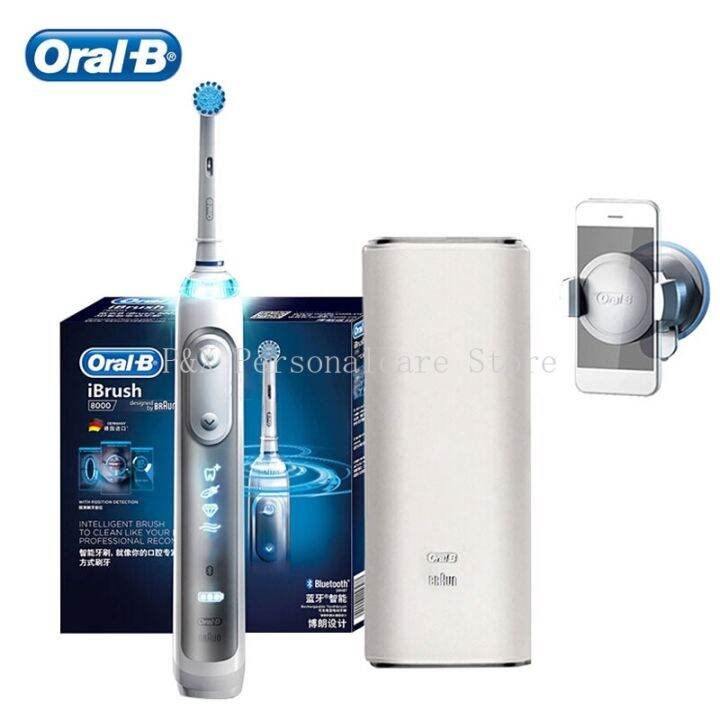 ORAL B แปรงสีฟันไฟฟ้า B 8000 5 โหมดบลูทูธ t | Lazada.co.th