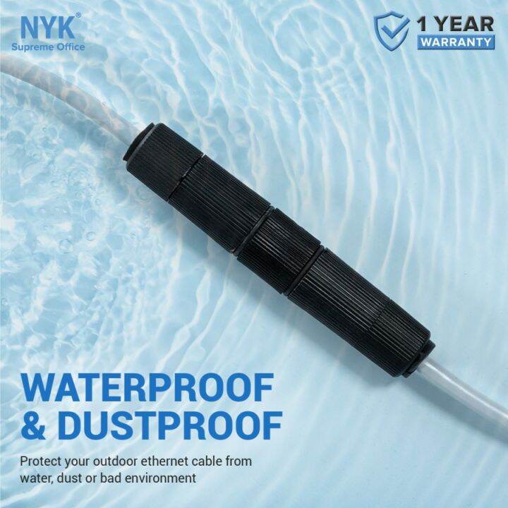 NYK Barel RJ45 Waterproof Outdoor RJ 45 Barrel Coupler tahan Air | Lazada Indonesia