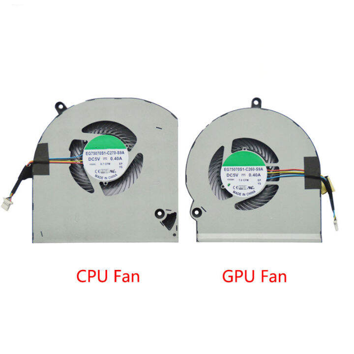 CPU & GPU Cooling Fan Cooler for Dell Alienware 15 R3 R4 P69F EG75070S1 ...