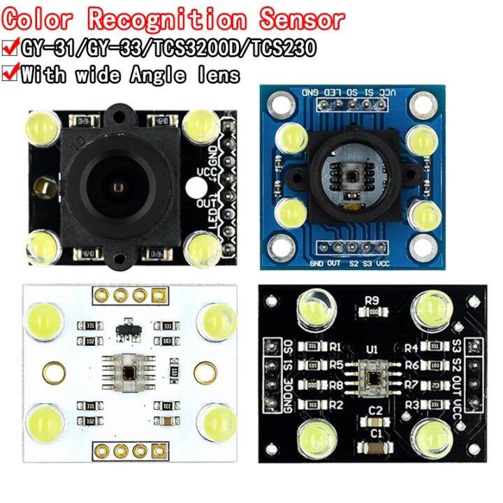 GY-31/GY-33 TCS34725 TCS3200 TCS230 Detector Module Color Recognition ... GY-31/GY-33 TCS34725 TCS3200 TCS230 Detector Module Color Recognition ...