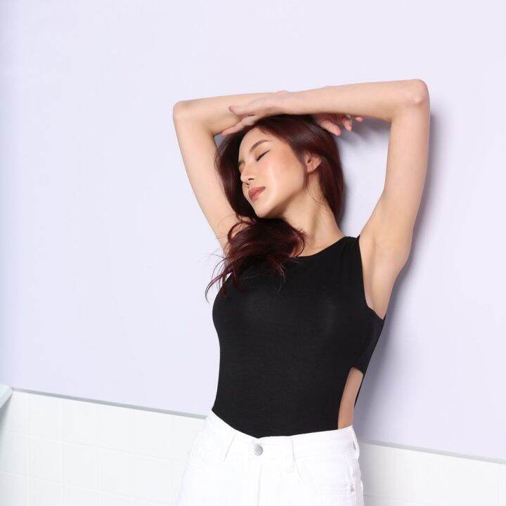 Cut Out Tank Bodysuit SB005 - Salista Brand | Lazada.co.th