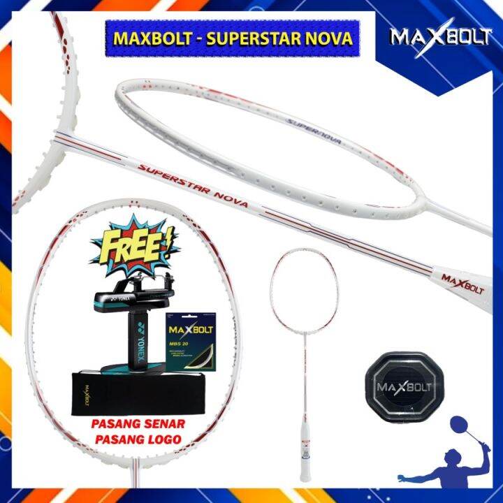 Raket Badminton Maxbolt Superstar Super Star Nova White | Lazada Indonesia