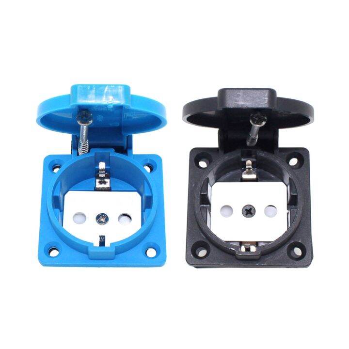 Germany Waterproof Power Oulet Industrial Socket With Cover IEC 320 C14 ...