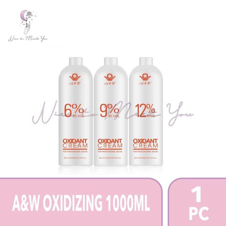 A W Oxidizer Hair dye Fashion Color Oxidizing Colorant Oxident Cream ...