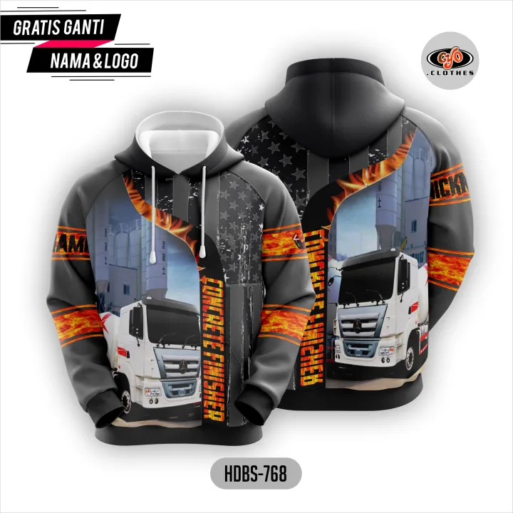 Jaket/Hoodie/Sweater Truk Molen Gratis Custom Nama Dan Logo Full ...